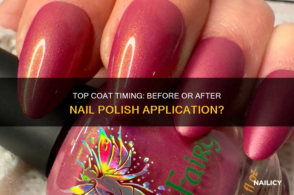 Top Coat Timing: Before Or After Nail Polish Application? | Nailicy