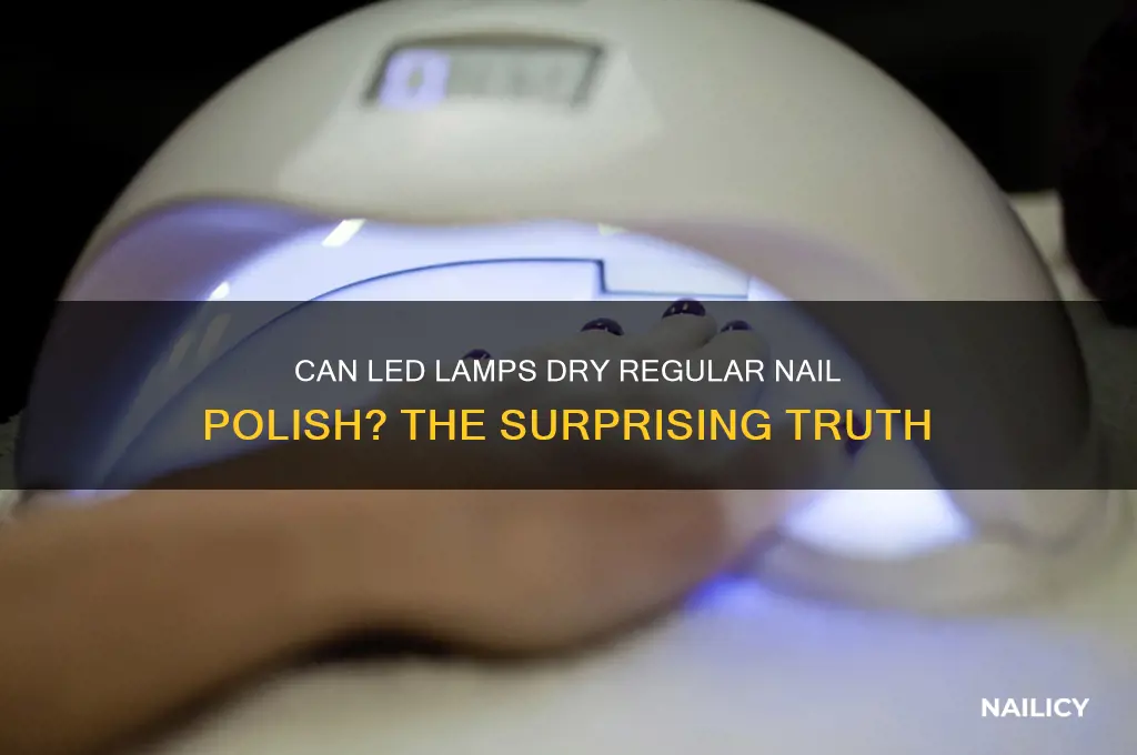 Can Led Lamps Dry Regular Nail Polish? The Surprising Truth | Nailicy