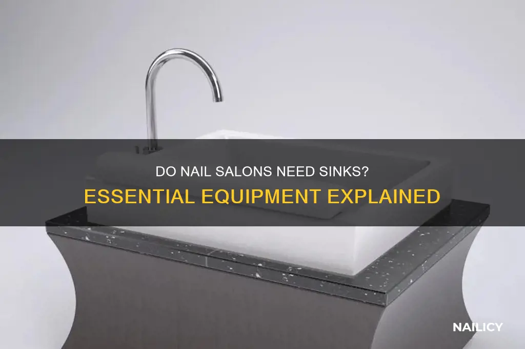 Do Nail Salons Need Sinks? Essential Equipment Explained | Nailicy