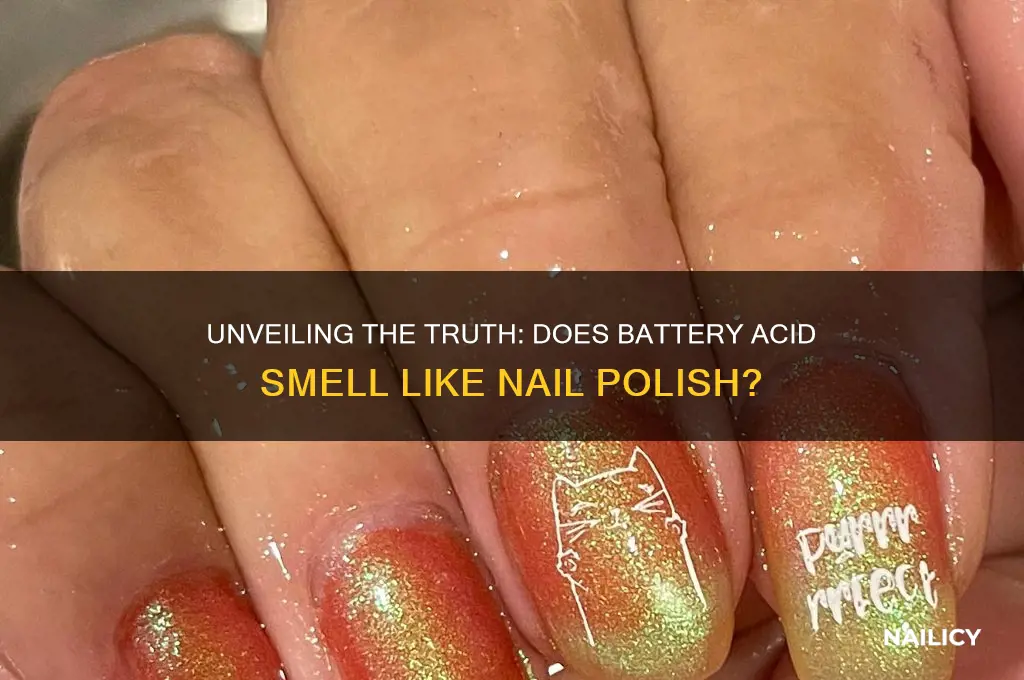 What Does Battery Acid Smell Like