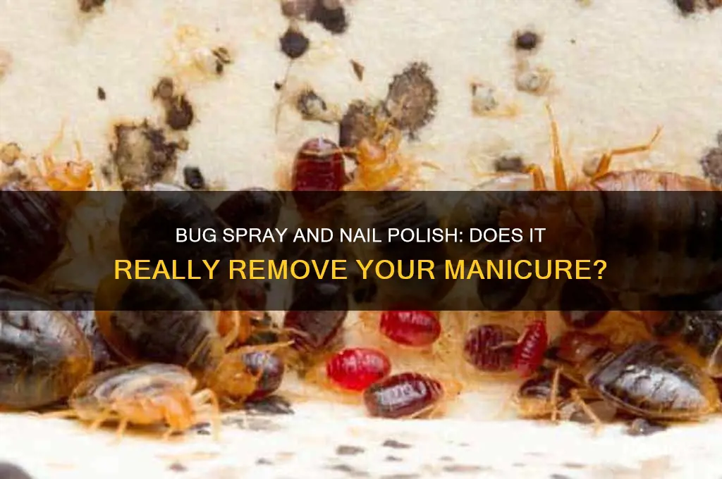 Bug Spray And Nail Polish: Does It Really Remove Your Manicure? | Nailicy