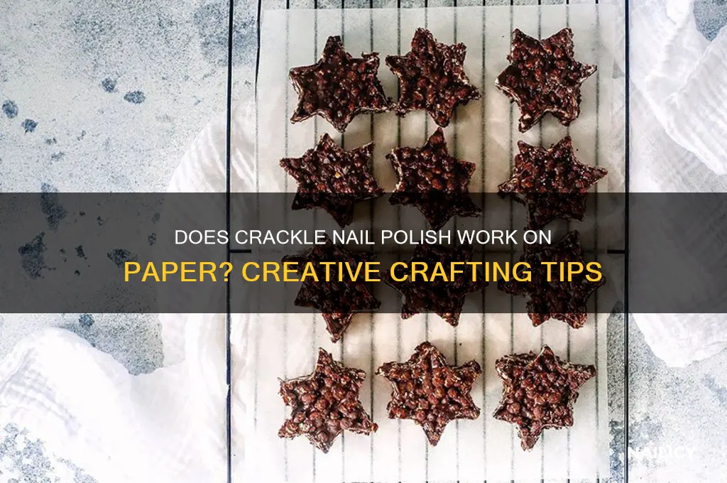 Does Crackle Nail Polish Work On Paper? Creative Crafting Tips | Nailicy