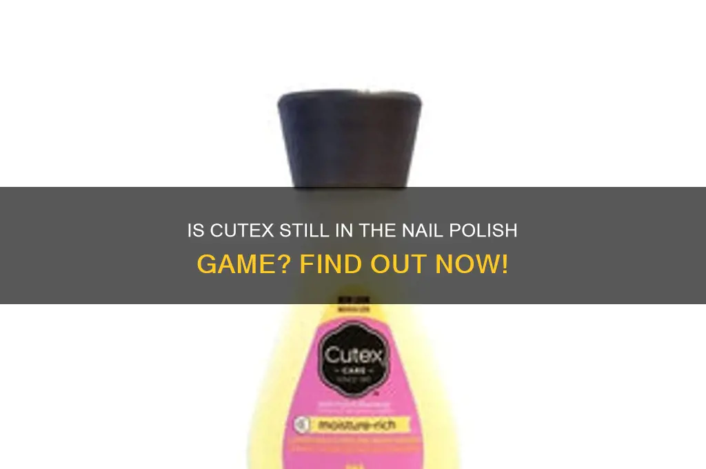 Is Cutex Still In The Nail Polish Game? Find Out Now! | Nailicy