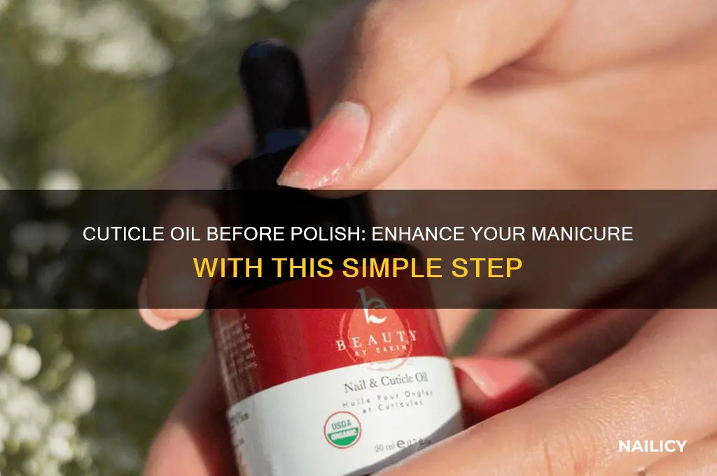 Cuticle Oil Before Polish: Enhance Your Manicure With This Simple Step ...