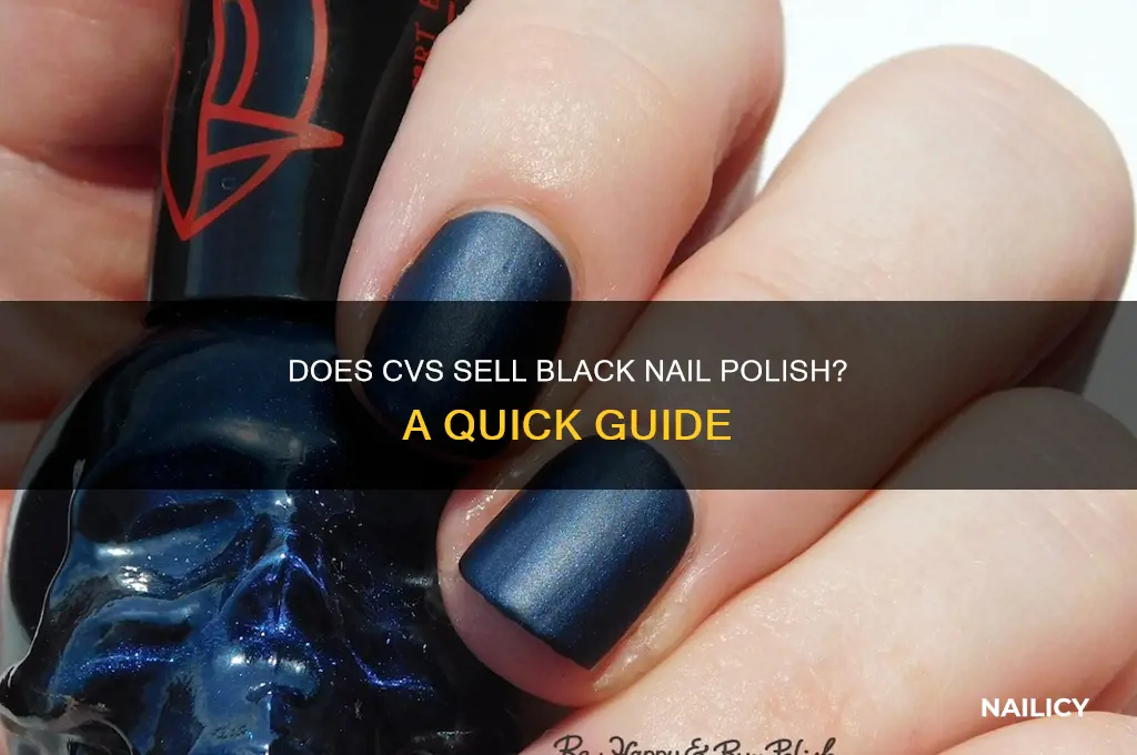 Does Cvs Sell Black Nail Polish? A Quick Guide | Nailicy
