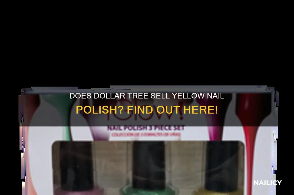Does Dollar Tree Sell Yellow Nail Polish? Find Out Here! | Nailicy