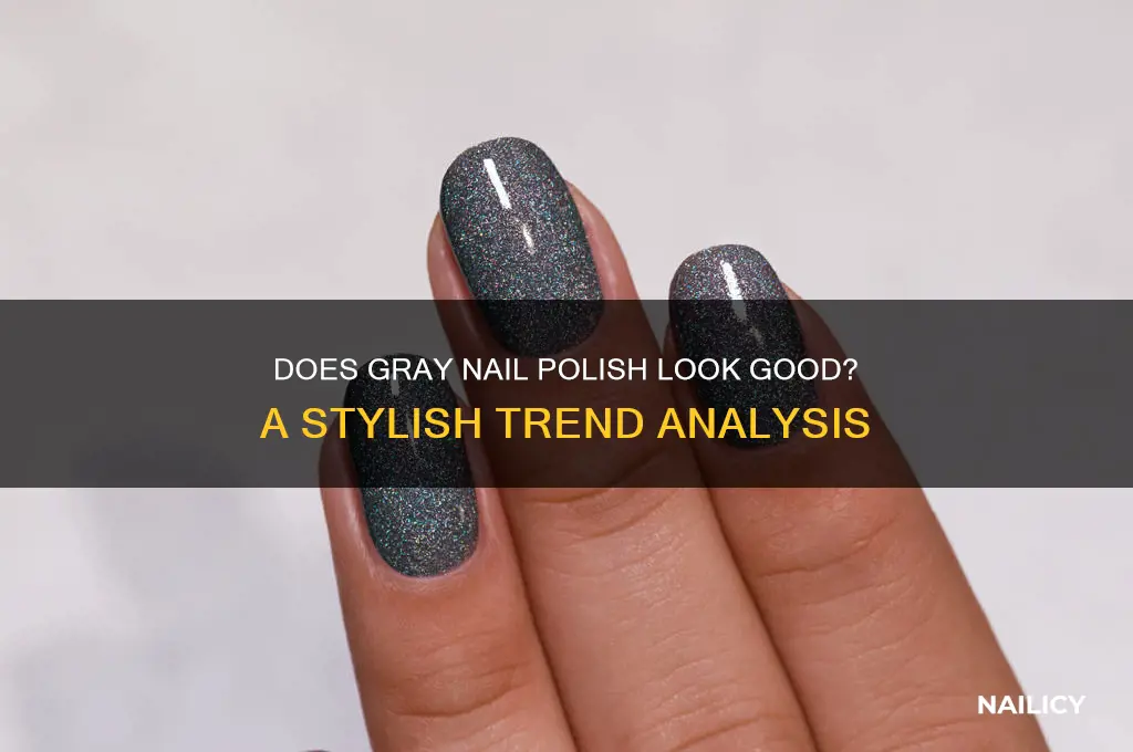 Does Gray Nail Polish Look Good? A Stylish Trend Analysis | Nailicy