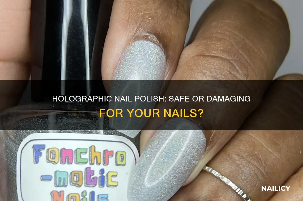 Holographic Nail Polish: Safe Or Damaging For Your Nails? | Nailicy
