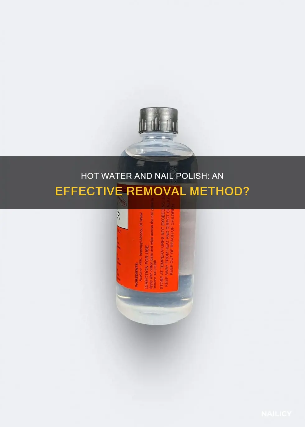 Hot Water And Nail Polish: An Effective Removal Method? | Nailicy