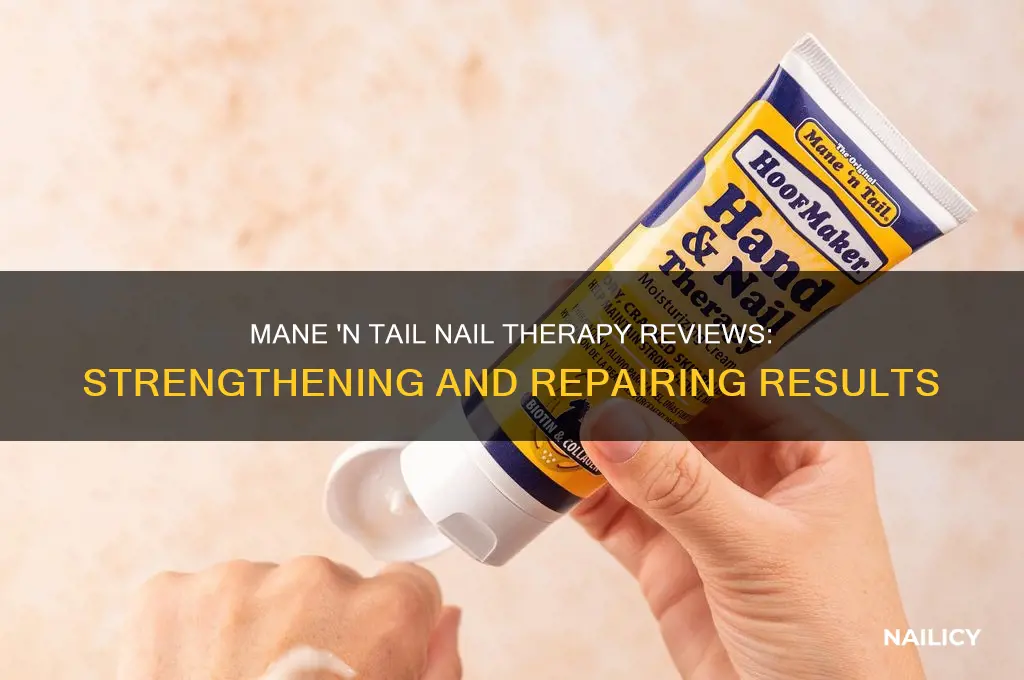 Mane 'N Tail Nail Therapy Reviews: Strengthening And Repairing Results ...