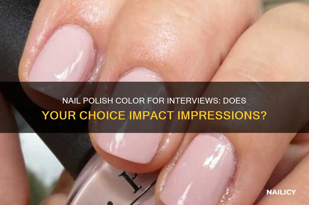 Nail Polish Color For Interviews: Does Your Choice Impact Impressions ...