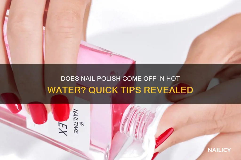 Does Nail Polish Come Off In Hot Water? Quick Tips Revealed | Nailicy