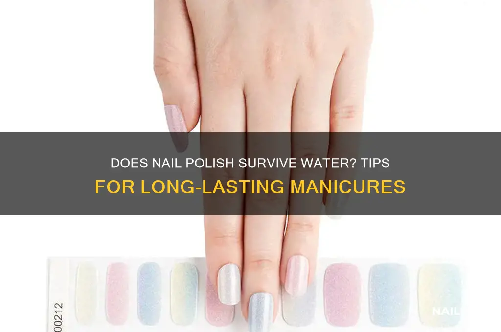 Does Nail Polish Survive Water? Tips For Long-Lasting Manicures | Nailicy