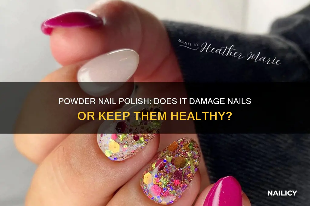 Powder Nail Polish: Does It Damage Nails Or Keep Them Healthy? | Nailicy