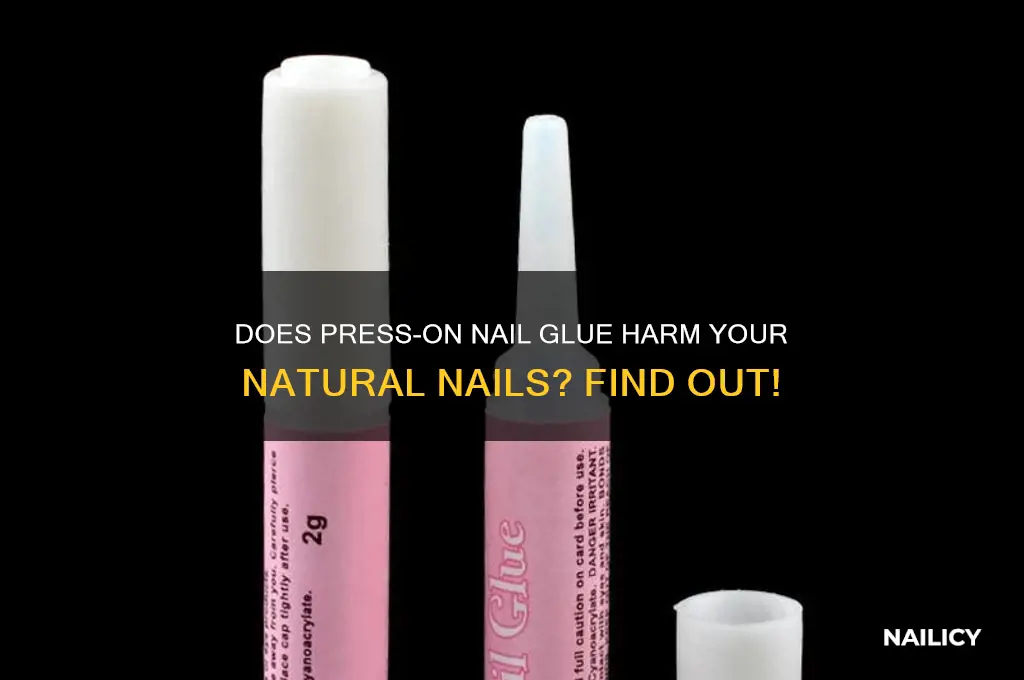 Does Nail Glue Damage Nails