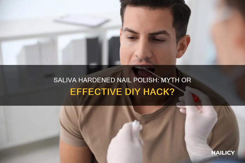 Saliva Hardened Nail Polish: Myth Or Effective Diy Hack? | Nailicy