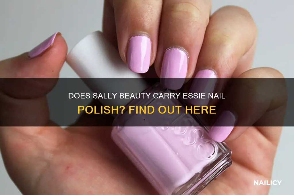 Does Sally Beauty Carry Essie Nail Polish? Find Out Here | Nailicy