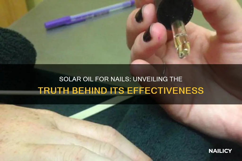 Solar Oil For Nails: Unveiling The Truth Behind Its Effectiveness | Nailicy