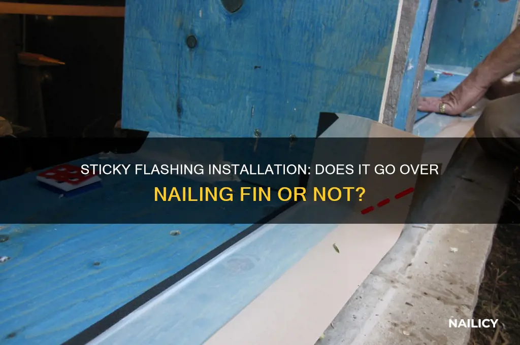 Sticky Flashing Installation: Does It Go Over Nailing Fin Or Not? | Nailicy
