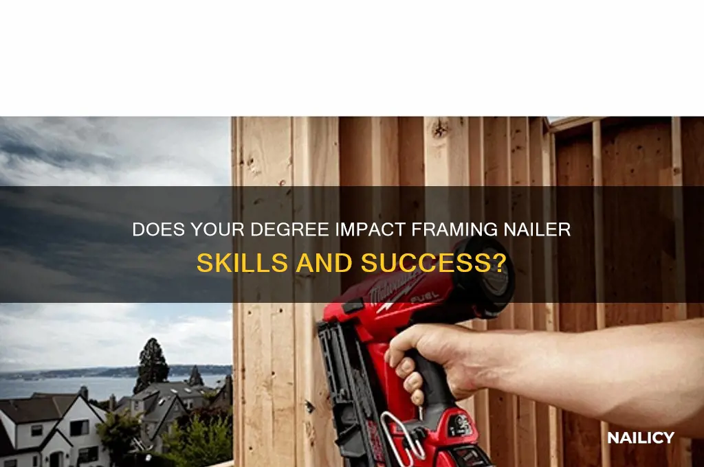 Does Your Degree Impact Framing Nailer Skills And Success? | Nailicy