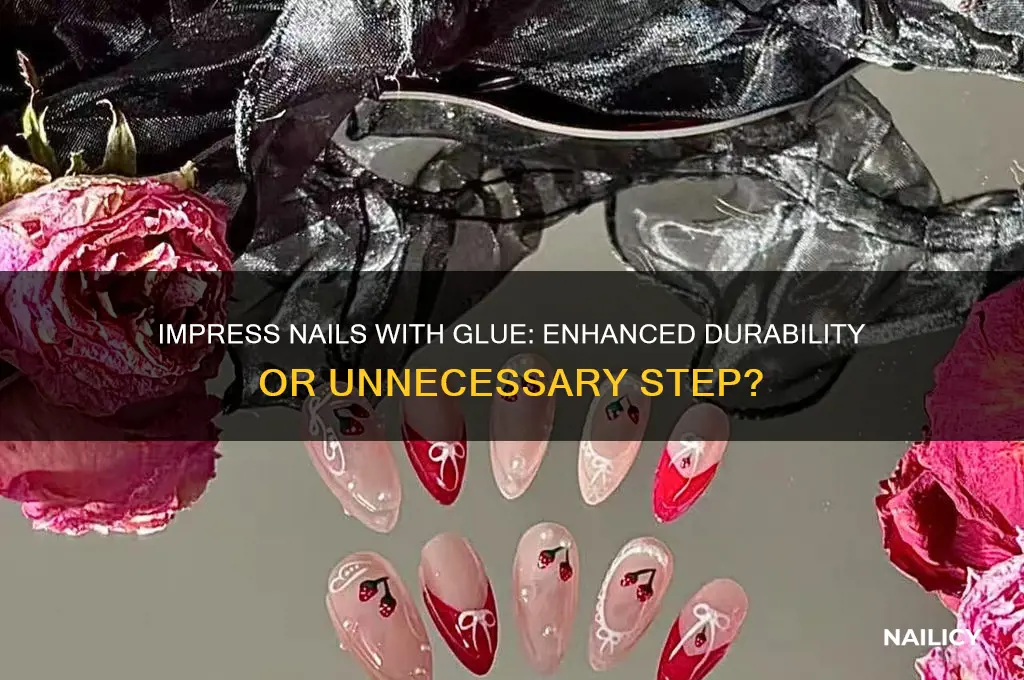 Impress Nails With Glue: Enhanced Durability Or Unnecessary Step? | Nailicy