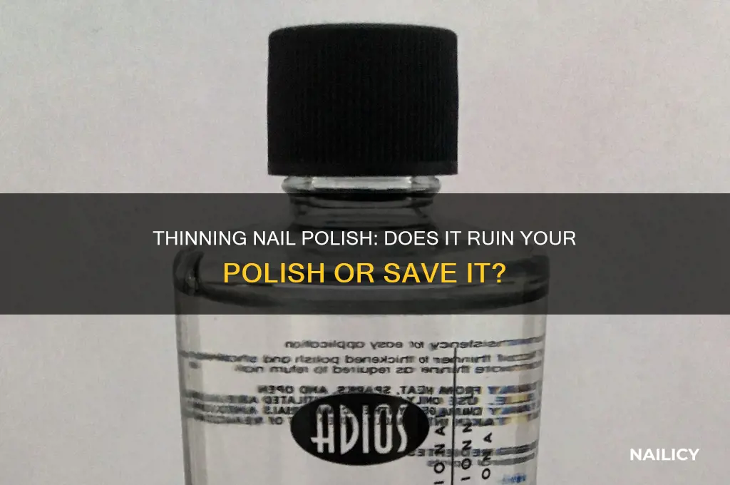 Thinning Nail Polish: Does It Ruin Your Polish Or Save It? | Nailicy