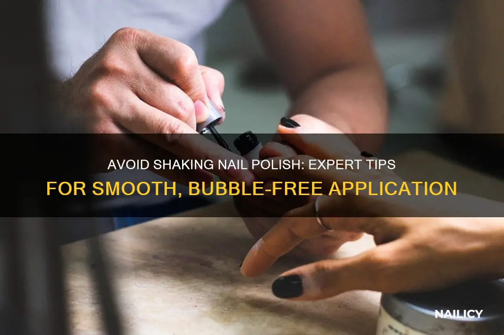 Avoid Shaking Nail Polish: Expert Tips For Smooth, Bubble-Free ...