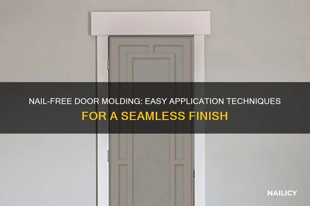Nail-Free Door Molding: Easy Application Techniques For A Seamless ...