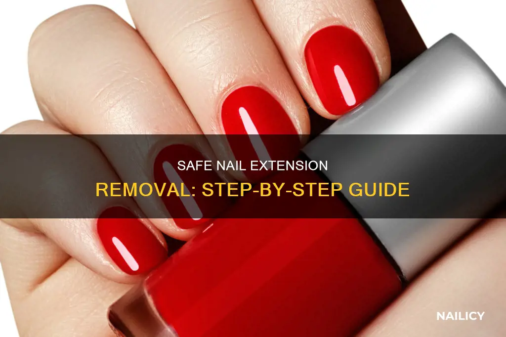 Safe Nail Extension Removal: Step-By-Step Guide | Nailicy