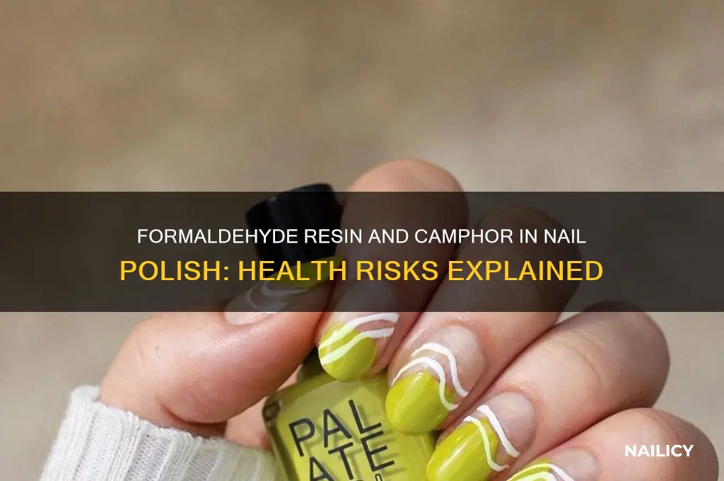 Formaldehyde Resin And Camphor In Nail Polish: Health Risks Explained ...