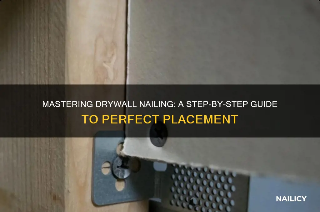Mastering Drywall Nailing: A Step-By-Step Guide To Perfect Placement ...