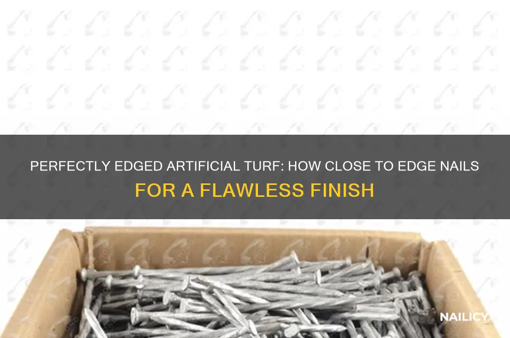 Perfectly Edged Artificial Turf: How Close To Edge Nails For A Flawless ...