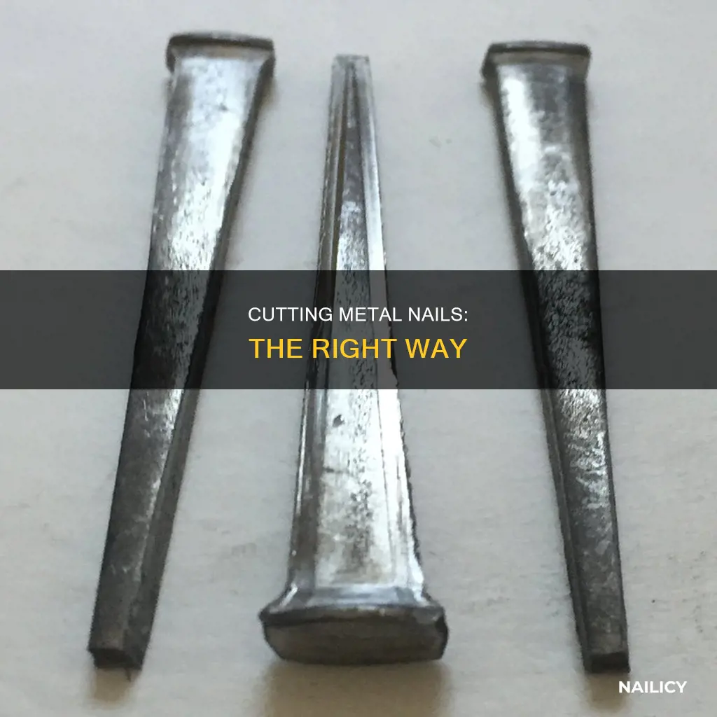 Cutting Metal Nails: The Right Way | Nailicy