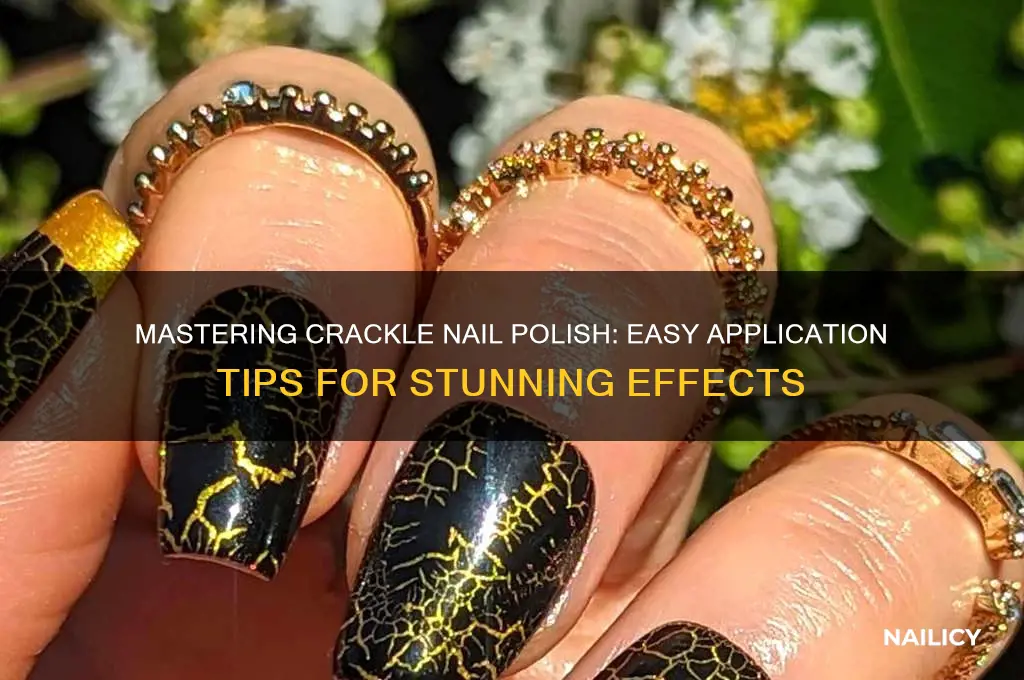 Mastering Crackle Nail Polish: Easy Application Tips For Stunning ...