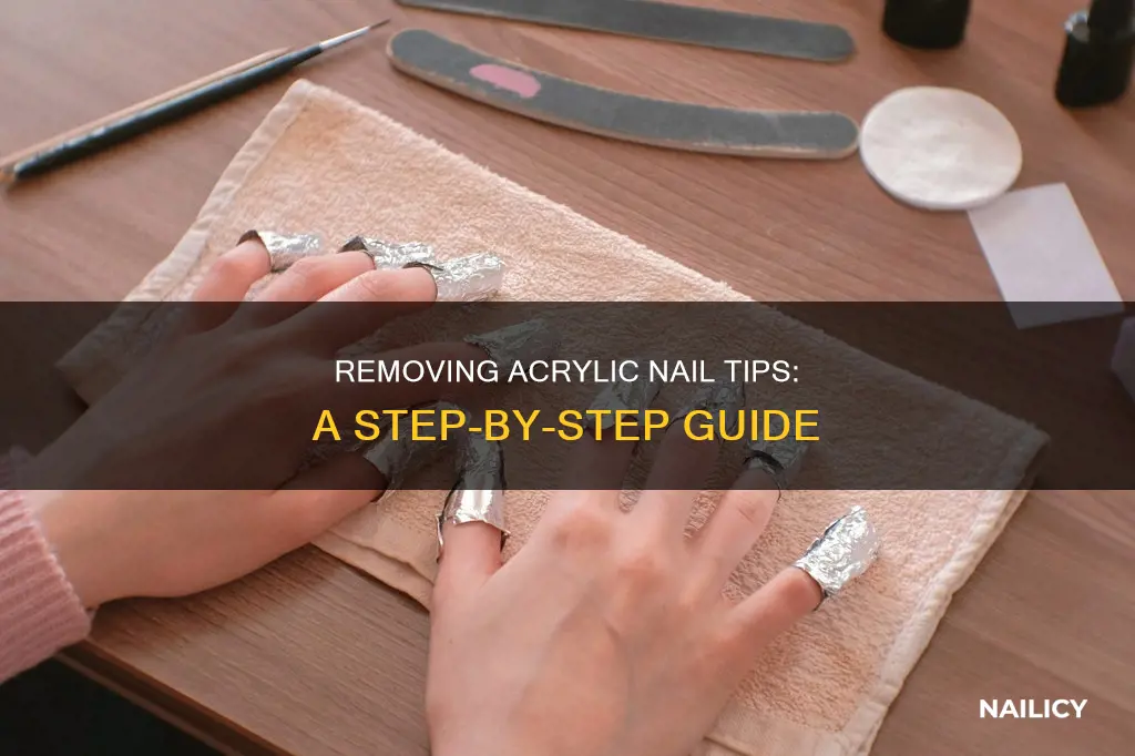 Removing Acrylic Nail Tips: A Step-By-Step Guide | Nailicy