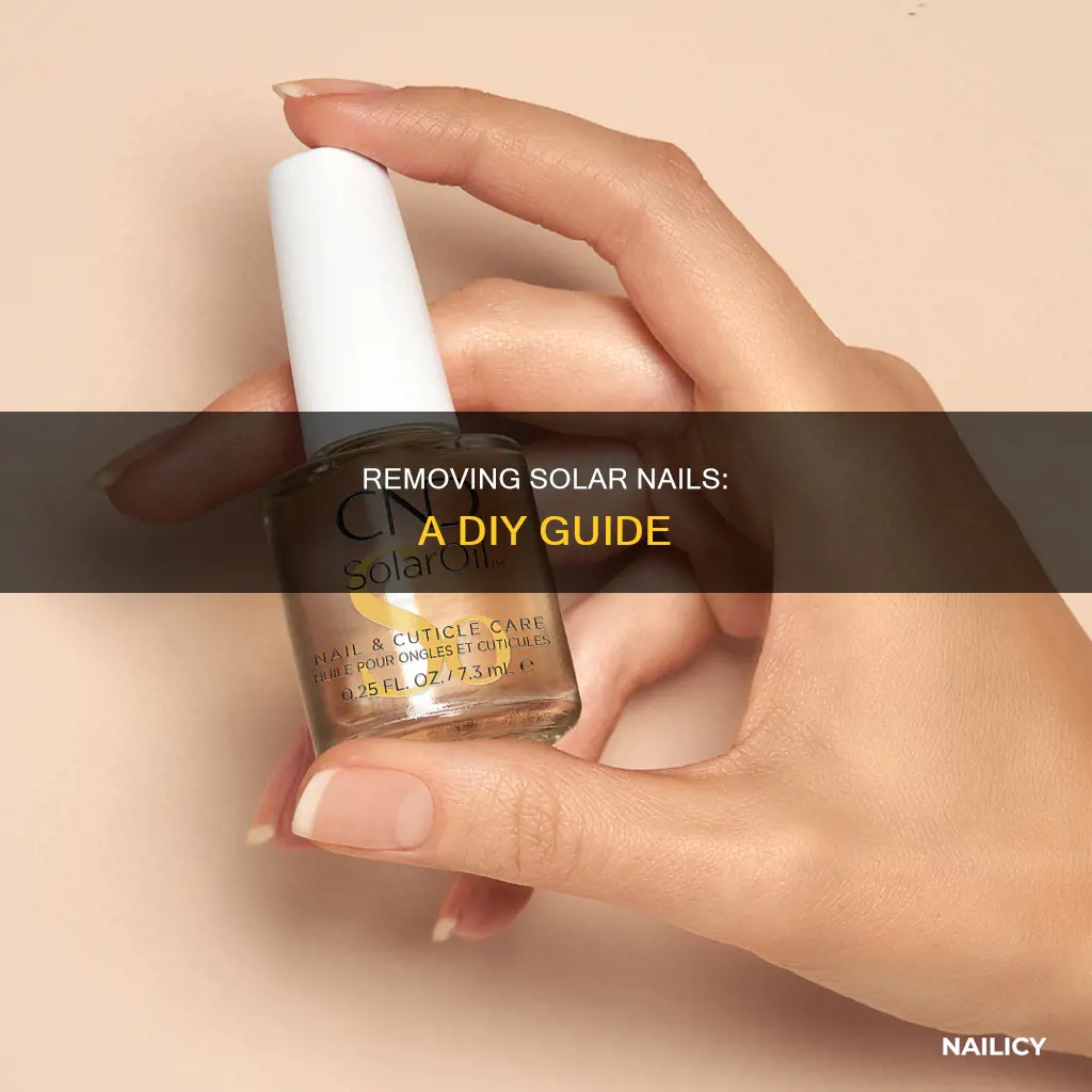 Removing Solar Nails: A Diy Guide | Nailicy