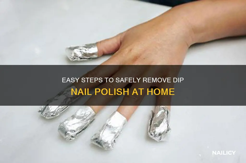Easy Steps To Safely Remove Dip Nail Polish At Home | Nailicy