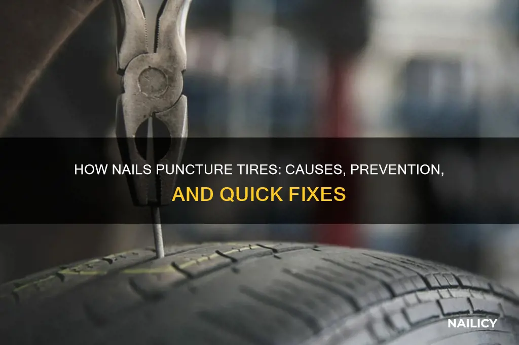 How Nails Puncture Tires: Causes, Prevention, And Quick Fixes | Nailicy