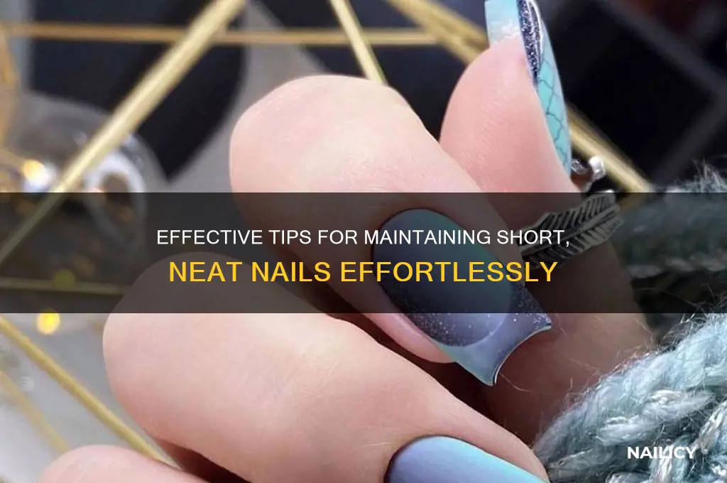 Effective Tips For Maintaining Short, Neat Nails Effortlessly | Nailicy