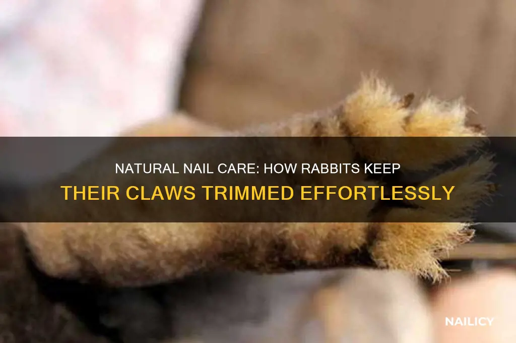 Natural Nail Care: How Rabbits Keep Their Claws Trimmed Effortlessly ...