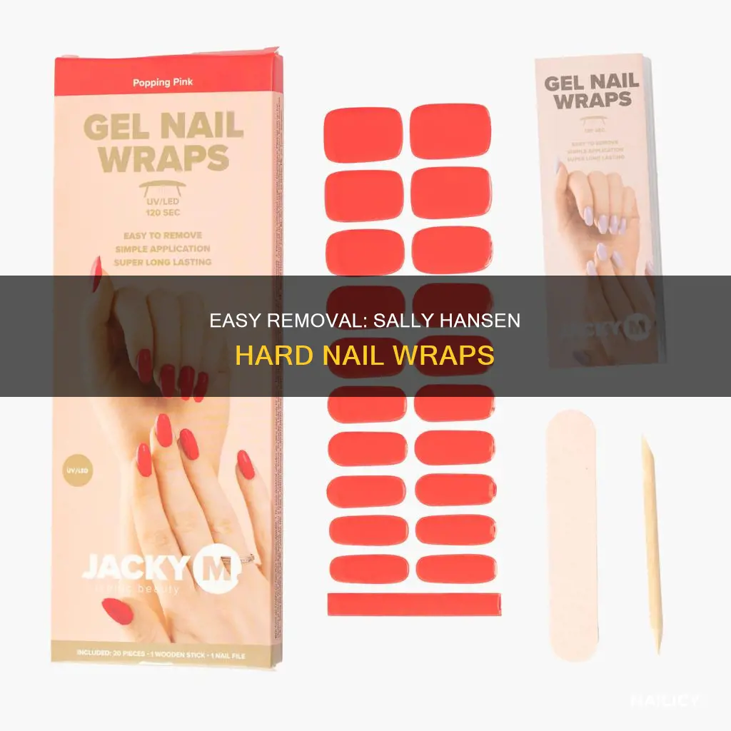 Easy Removal: Sally Hansen Hard Nail Wraps | Nailicy