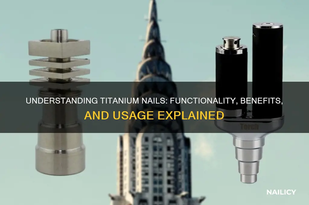 Understanding Titanium Nails: Functionality, Benefits, And Usage ...