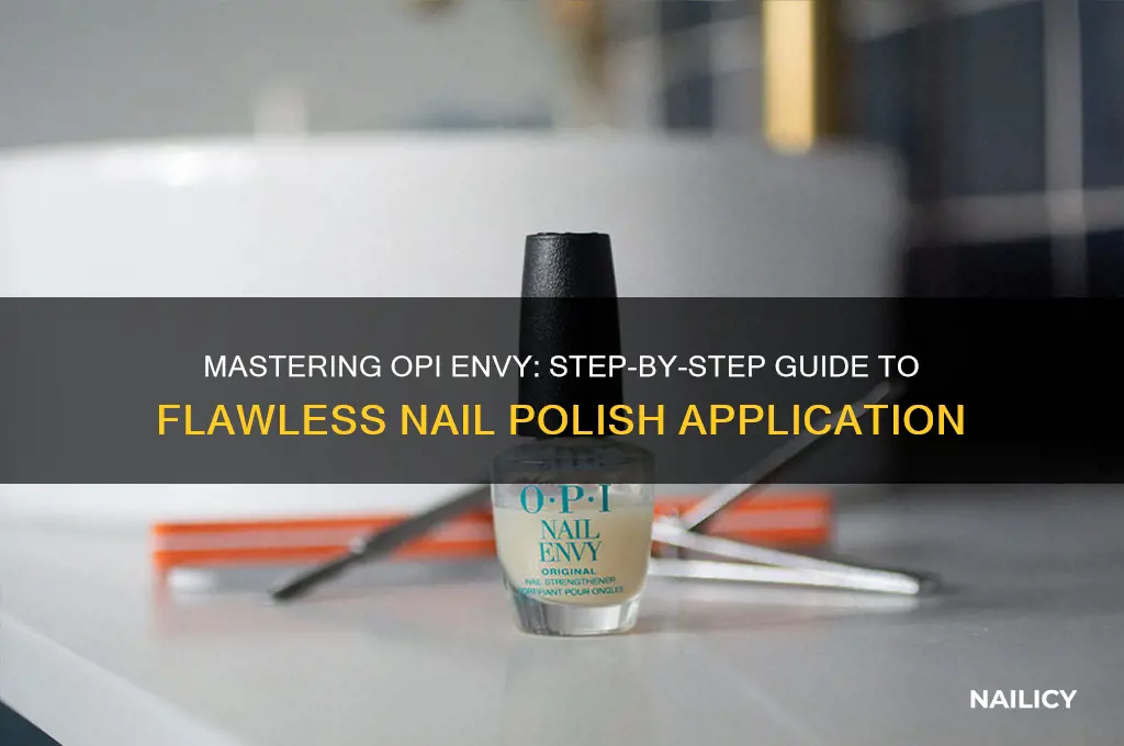Mastering Opi Envy: Step-By-Step Guide To Flawless Nail Polish ...