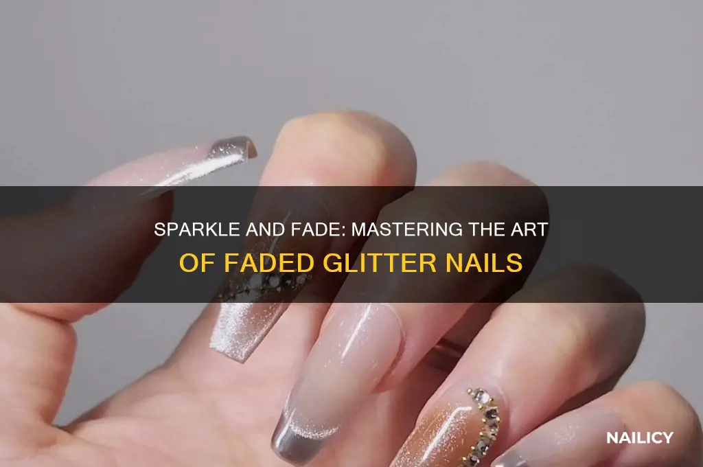 Sparkle And Fade: Mastering The Art Of Faded Glitter Nails | Nailicy
