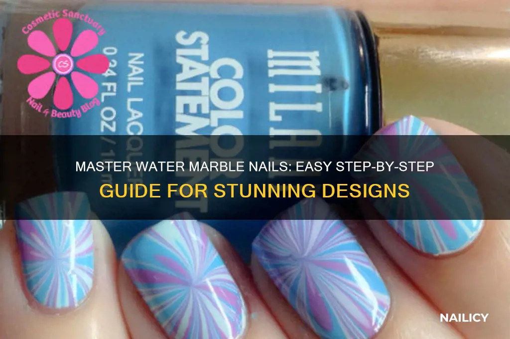 Master Water Marble Nails: Easy Step-By-Step Guide For Stunning Designs ...