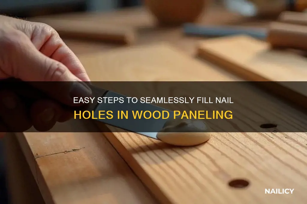 Easy Steps To Seamlessly Fill Nail Holes In Wood Paneling | Nailicy