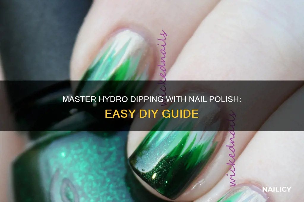 Master Hydro Dipping With Nail Polish: Easy Diy Guide | Nailicy