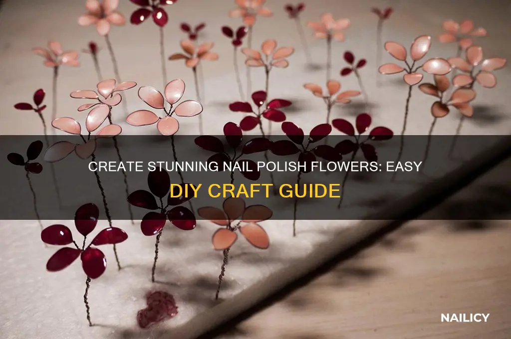 Create Stunning Nail Polish Flowers: Easy Diy Craft Guide | Nailicy
