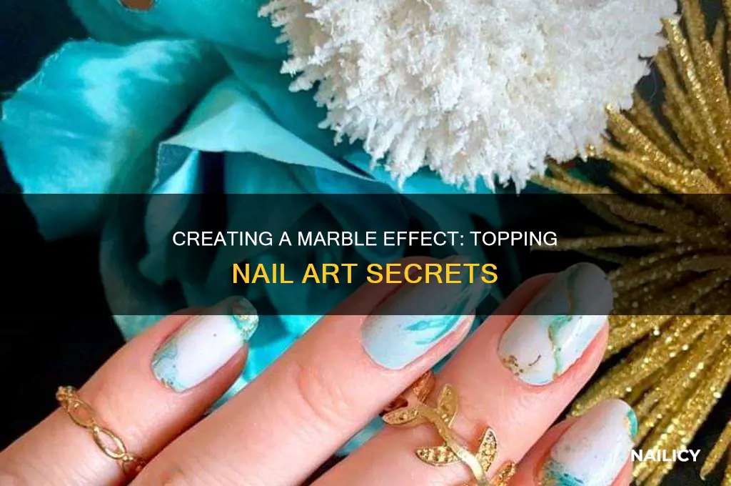 Creating A Marble Effect: Topping Nail Art Secrets | Nailicy