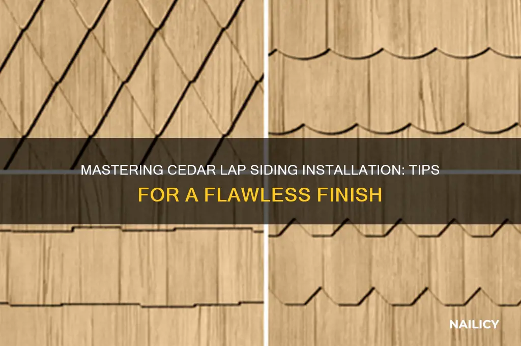 Mastering Cedar Lap Siding Installation: Tips For A Flawless Finish ...